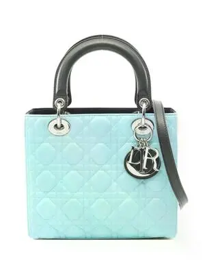 Dior Lady Two-way Handbag - Blue