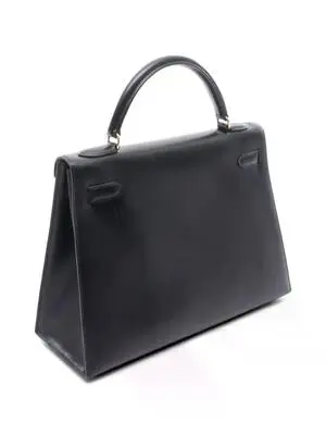 Hermès 1971 32 Kelly Two-way Handbag - Black