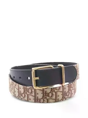 Dior Oblique Monogram Pattern Belt - Neutrals