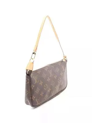 LOUIS VUITTON Monogram Pochette Accessoires Shoulder Bag - Brown