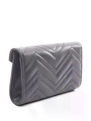 Gucci Marmont Matelassé Shoulder Bag - Black