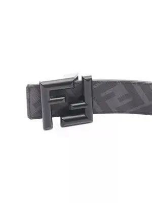 Fendi Ff Square Reversible Leather Belt