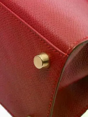 Hermès Mini Kelly Courchevel Tote Bag - Red