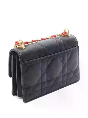 Dior Miss Caro Quilted Crossbody Bag - Black