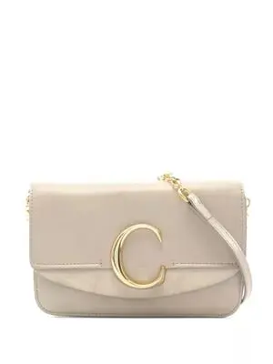 Chloé Beige Leather Shoulder Bag - Neutrals