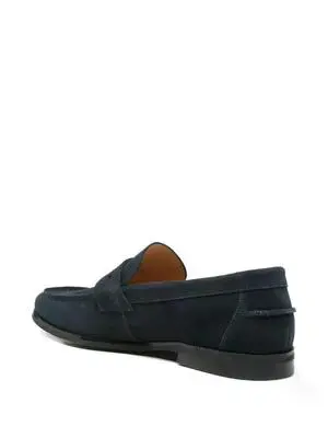 SERGIO MORETTI FIRENZE Suede Penny Loafers