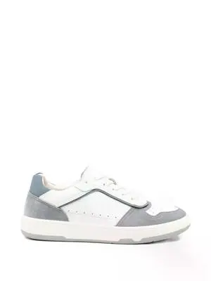 SERGIO MORETTI FIRENZE Perforated Panel Sneakers - White