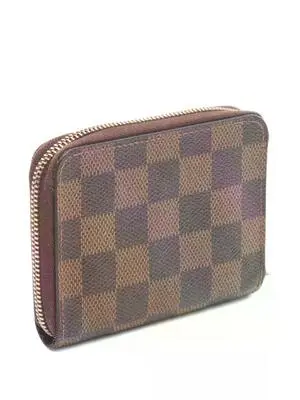 LOUIS VUITTON 2010 Damier Ebene Zippy Coin Purse
