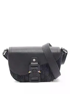 Dior Small Saddle Messenger Bag - Black
