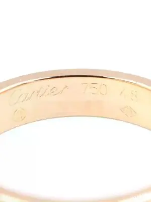 Cartier 18k Rose Gold Screw Motif Ring - Pink