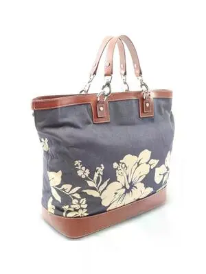 Celine 2000s Floral Tote Bag
