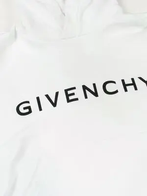 Givenchy Cropped Logo Hoodie