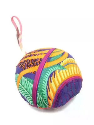 Hermès Silk Graphic Print Bag Charm