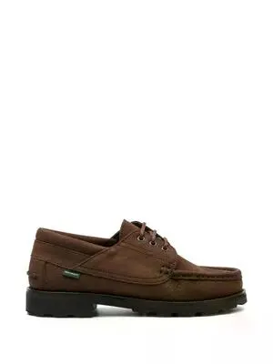 Paraboot Dark Nubuck Boat Shoes