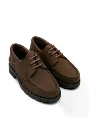 Paraboot Dark Nubuck Boat Shoes