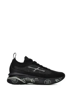 Premiata Moerun Mesh-panel Sneakers - Black