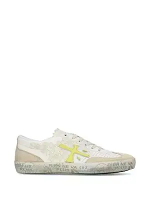 Premiata Davidd Lace-detail Sneakers - Neutrals