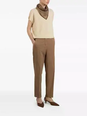 SLOWEAR Zanone Cotton Crewneck T-shirt - Neutrals