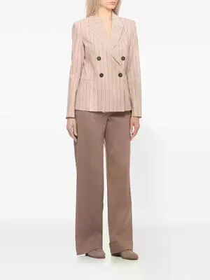 D.exterior Embellished Pinstripe Jacket