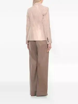 D.exterior Embellished Pinstripe Jacket