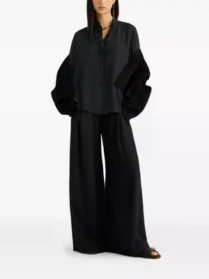 Momoni Gathered-sleeve Shirt