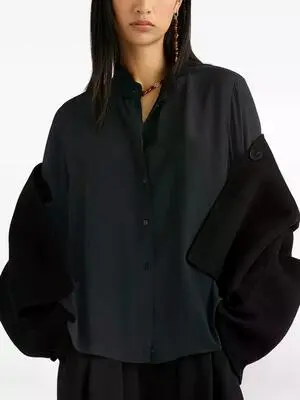 Momoni Gathered-sleeve Shirt