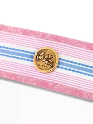 Etro Striped Cotton Hair Clip