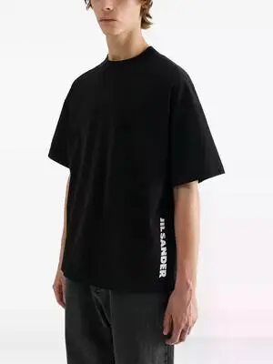 JIL SANDER Cotton Crew-neck T-shirt - Black