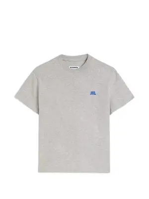 JIL SANDER Logo Detail T-shirt - Grey