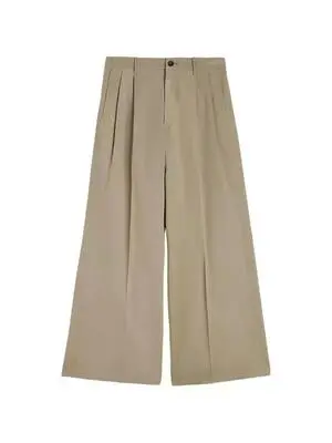 JIL SANDER Pleated Wide-leg Trousers