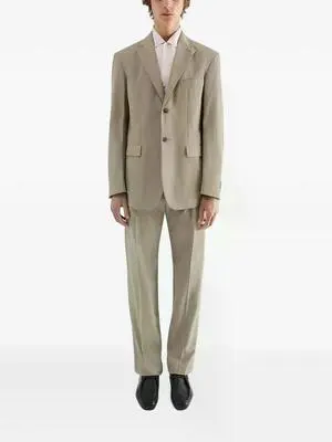 JIL SANDER Cotton Drill Trousers - Neutrals