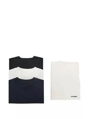 JIL SANDER Crew Neck Short Sleeve T-shirt - Black