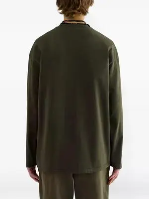 JIL SANDER Lightweight Cotton Crew-neck T-shirt - Green