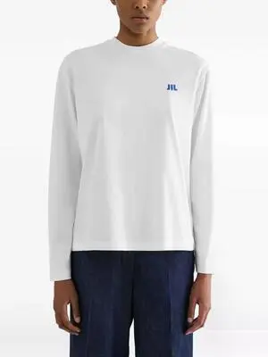 JIL SANDER Logo-embroidered Long-sleeved T-shirt