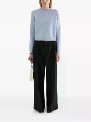 JIL SANDER Crew Neck Sweater - Blue