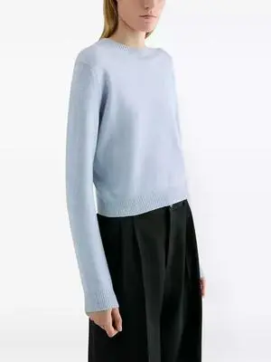 JIL SANDER Crew Neck Sweater - Blue