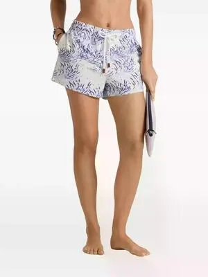 Vilebrequin Lavender Print Drawstring Swim Shorts