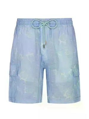 Vilebrequin Turtle Print Swim Shorts - Blue