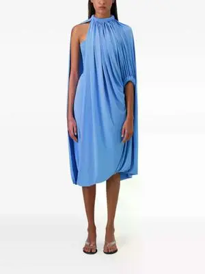 Coperni Draped Cut-out Asymmetric Dress