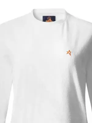 Perfect Moment Star Embroidered Sweatshirt - White