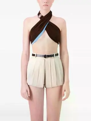 Coperni Infinity Logo-buckle Leather Belt