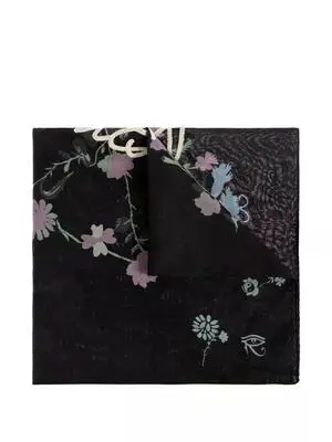 ALLSAINTS Embroidered Bandana - Black