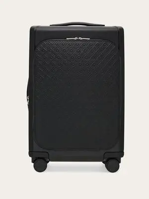 FERRAGAMO Embossed Monogram Hand Luggage - Black