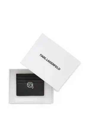 Karl Lagerfeld Drawing-motif Cardholder