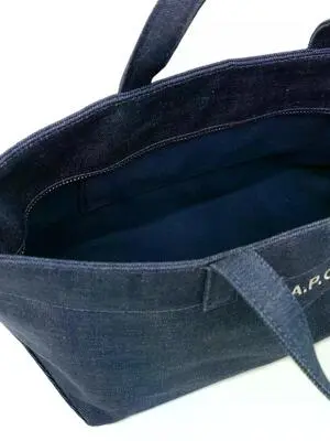 A.p.c. Logo Embroidered Tote Bag