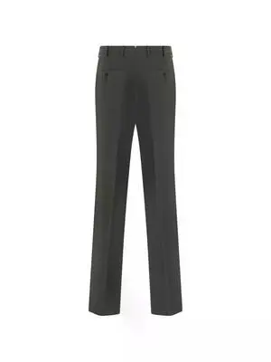 SLOWEAR Pleated Pressed-crease Trousers