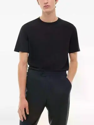 FURSAC Ribbed-trim T-shirt - Black