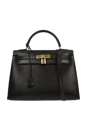Hermès 1971 Kelly 32 Sellier Handbag - Black
