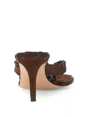 GIANVITO ROSSI Zaira Thong Whipstitch Sandals