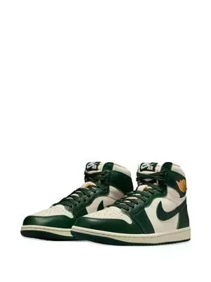 Nike Jordan 1 High Top Sneakers - Green